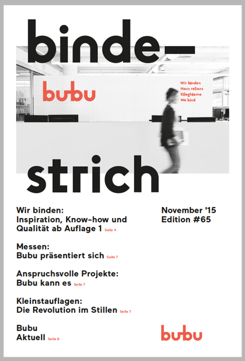 Der Bindestrich ist da! - Bubu